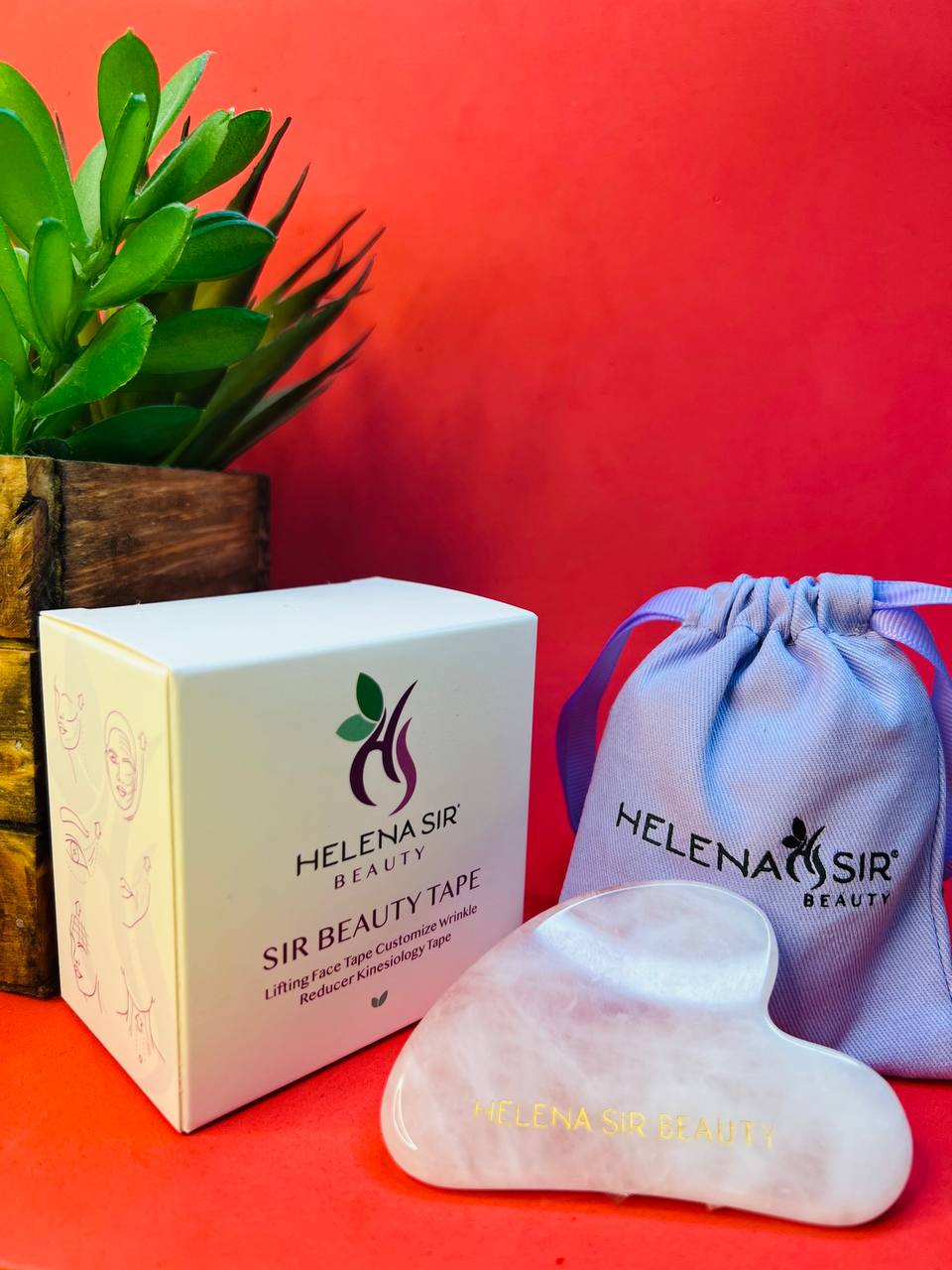 *NEW* Kit 1 • Sir Beauty Tape + Gua Sha Stone– HelenaSirBeauty